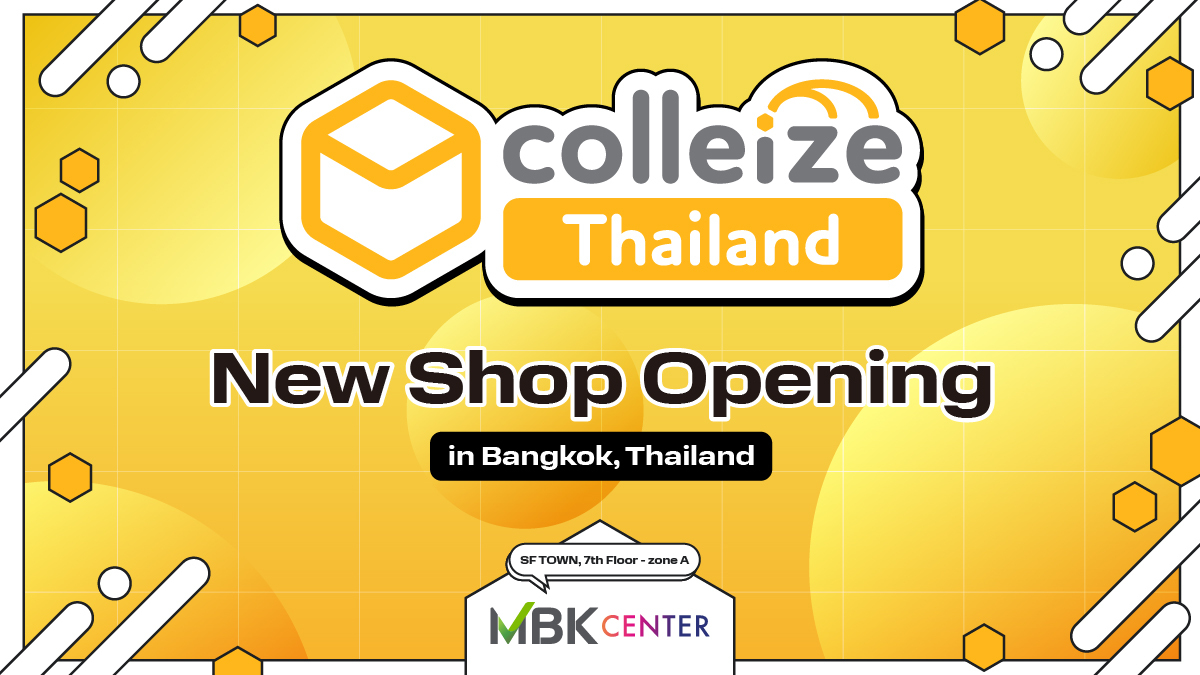 公式グッズ・公式ライセンス商品専門ショップ「colleize Thailand」バンコク・MBKセンターにオープン | タイランドハイパーリンクス：Thai Hyper